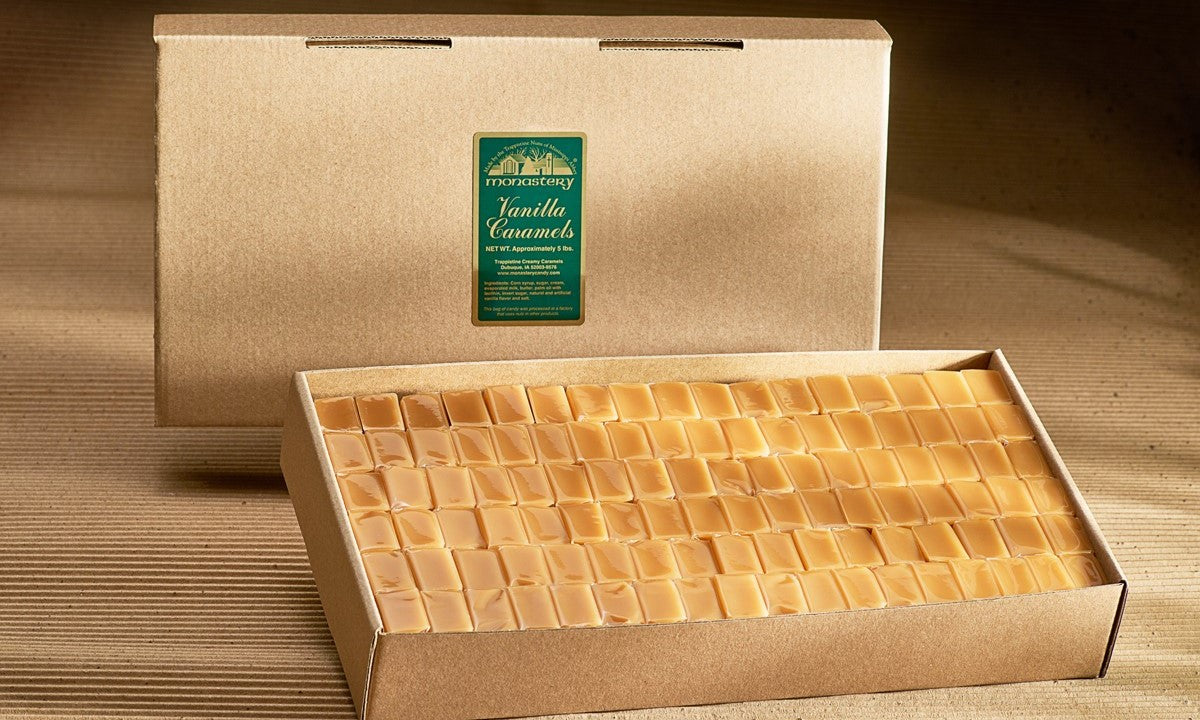 Caramels - Vanilla 5 lb Bulk – monasterycandy