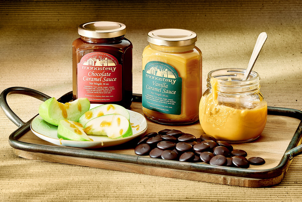 Caramel Sauce Combo - Vanilla + Chocolate – monasterycandy
